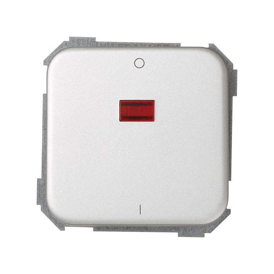 Double-pole switch 16AX 250V~ with built-in pilot light and screw ...