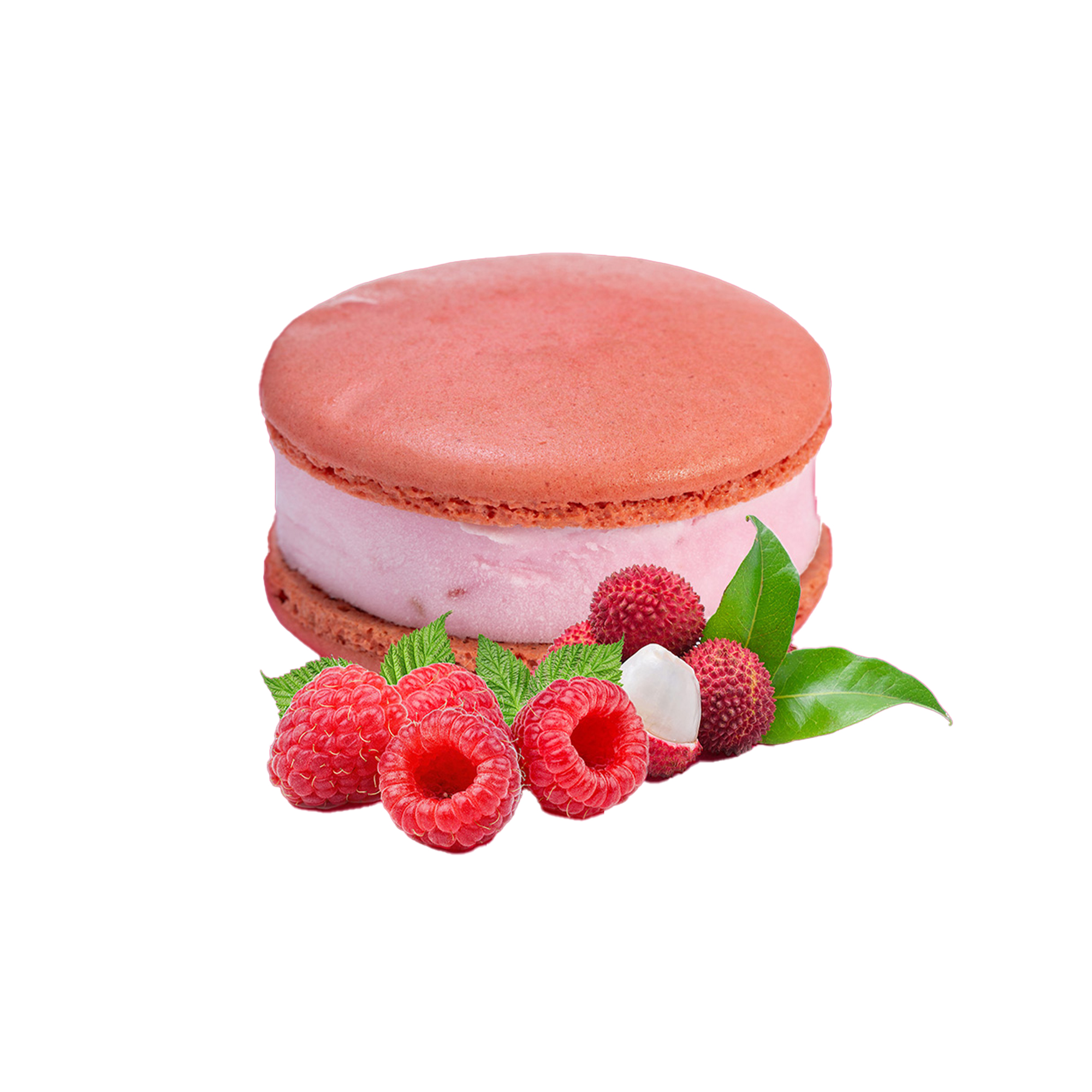 Ice Cream Macaron Rasp Lychee