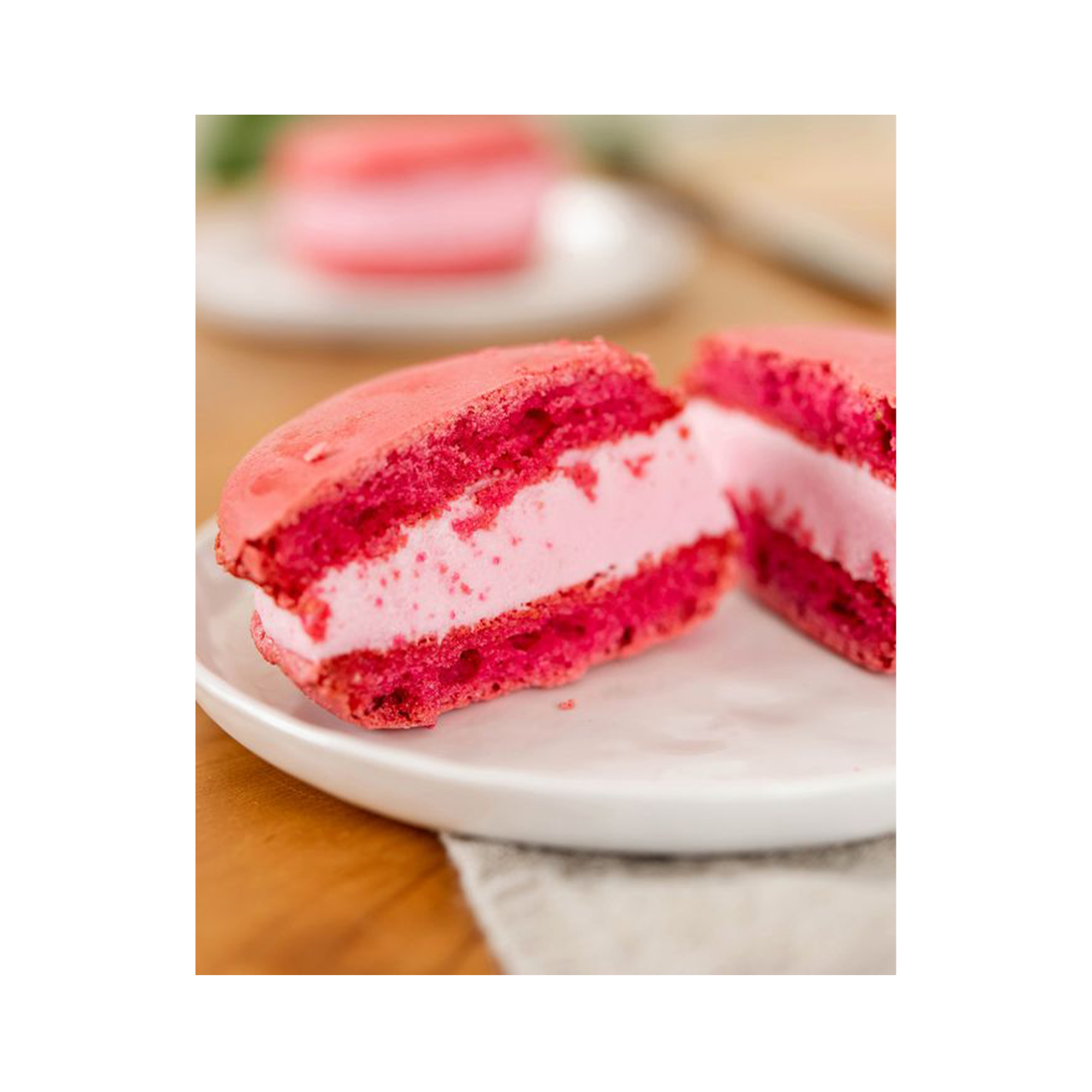 Ice Cream Macaron Rasp Lychee