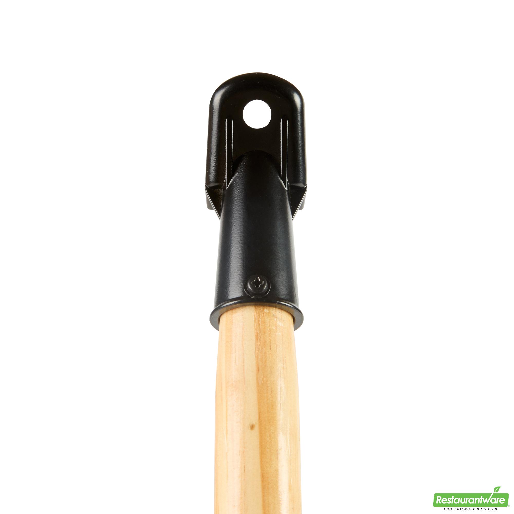 Clean Tek Professional Wood Bolt Tip Push Broom Handle - 60