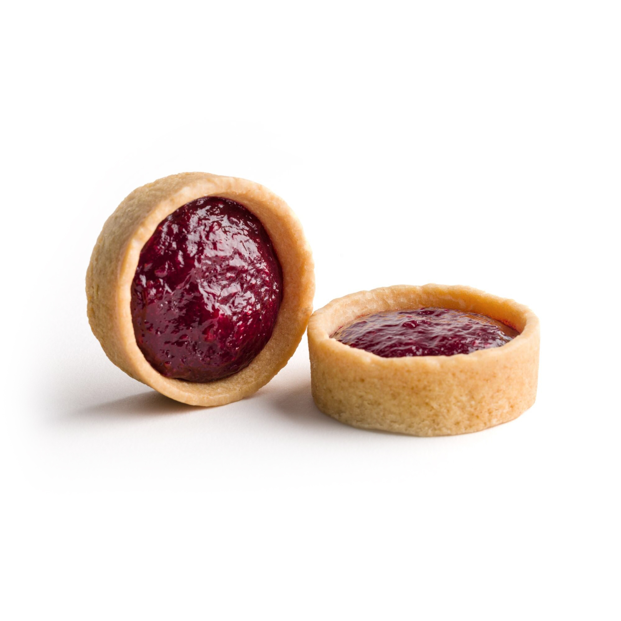 Vegan Red Berry Filled Tart Shells