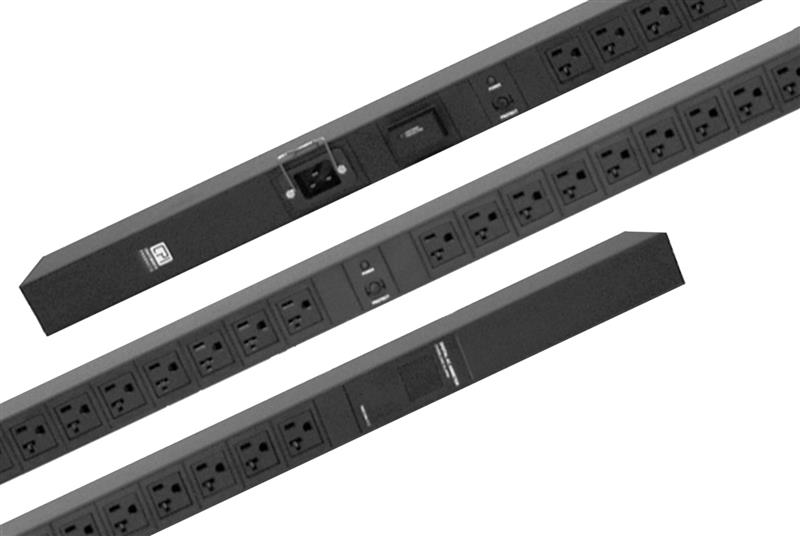 Metered Vertical Mount Power Strips - 12848-758 - CPI Metered Vertical Mount Power Strips - 12848-758 - CPI